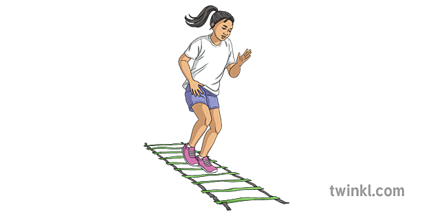 Agility Ladder for Speed Illustration - Twinkl