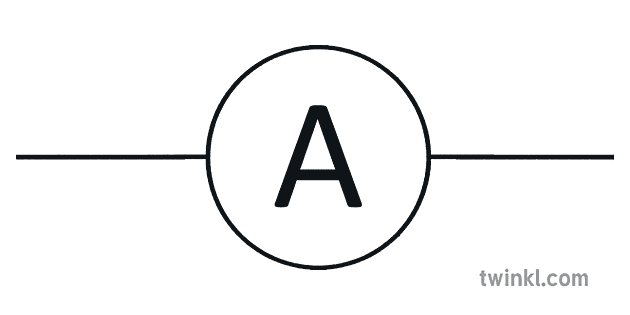 ამპერმეტრი მეცნიერება წრიული სიმბოლოები სამეცნიერო დიაგრამა მიღმა