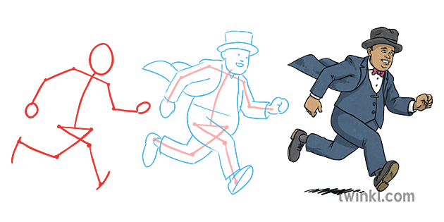 animación progreso etapas color boceto proceso dibujo lección ks2 ...