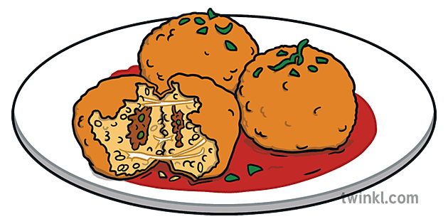 Arancini Png Illustration - Twinkl