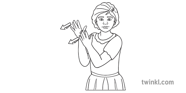 auslan auslan words person child girl sign language australian ks1 ...