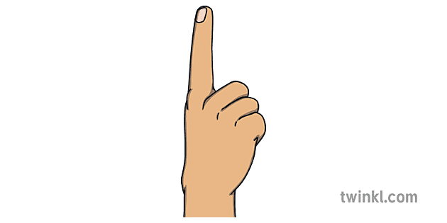 auslan nummer 1 hånd skin4 en australsk tegnspråk hender ks1 ingen vektor