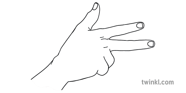 Auslan Number 8 Hand Skin7 Eight Australian Sign Language Hands KS1 No ...