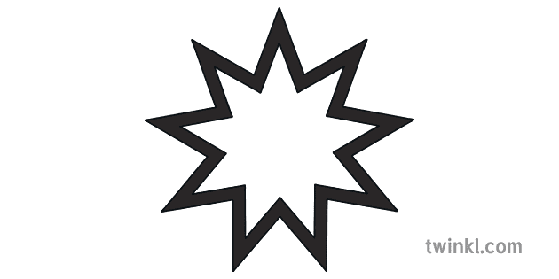 Bahai Nine Point Star Ks1 Illustration 