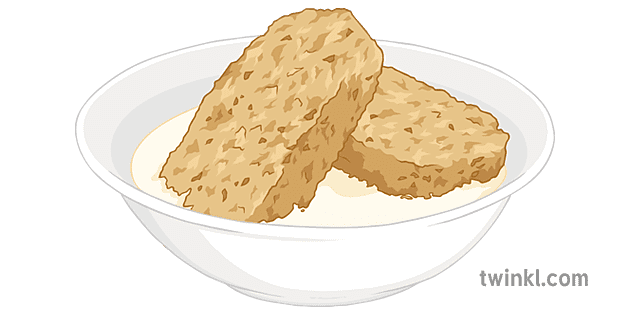 ชามของ weetabix ซีเรียล pshce อาหารเช้าข้าวสาลี ks3 ks4 Illustration ...