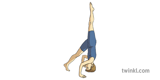 Boy Four Point Balance Sports Gymnastics Balance PlanIt PE KS2 2 ...