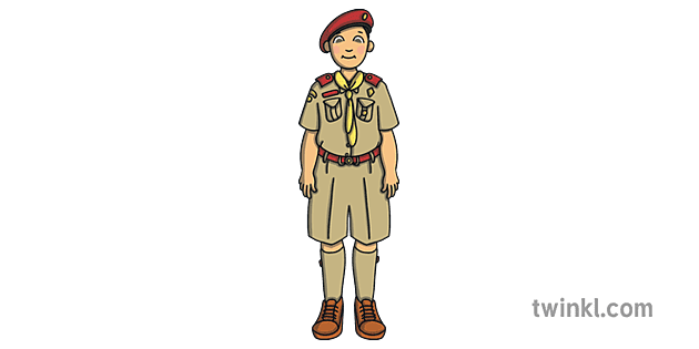 Boy Scout Uniform Illustration - Twinkl