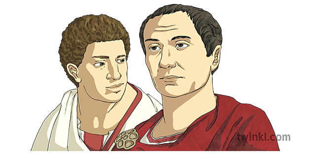 brutus and cassius ks2 Illustration - Twinkl