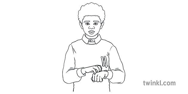 cake person food bsl sign language flashcards inclusive ks1 ks2 black and