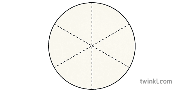 Circle Split Into Sixths Fractions Maths Shapes KS2 Illustration Twinkl circle-split-into-sixths-fractions-maths-shapes-ks2-illustration-twinkl