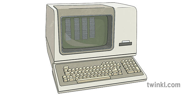 Computer Terminal Illustration - Twinkl