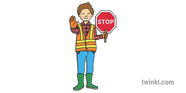 cross guard community helpers powerpoint game ks1 Illustration - Twinkl