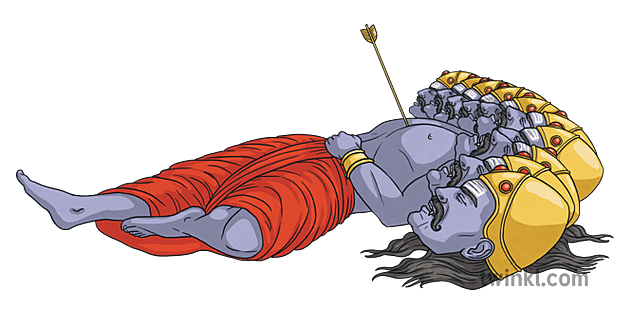 død ravana person demon konge hinduisme diwali religion india ks2 ...