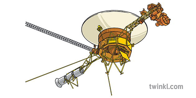 diagrama de voyager 1 Ilustração