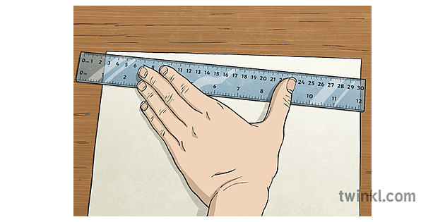 draw lines with a ruler maths tools pàipearachd ks2 Illustration - Twinkl