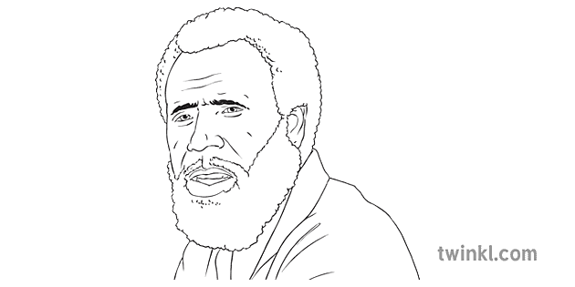 eddie mabo czarno białe Illustration - Twinkl