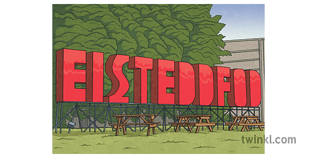 Eisteddfod Sign Colour RGB Illustration - Twinkl