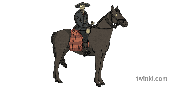 El Charro Negro Dibujo - Twinkl