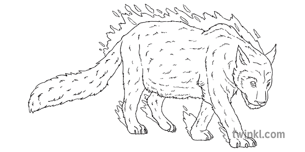 El Nahual Black And White Rgb Illustration Twinkl