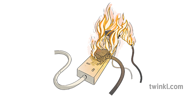 listrik colokan api socket kesehatan keselamatan bahaya bahaya pshe dan