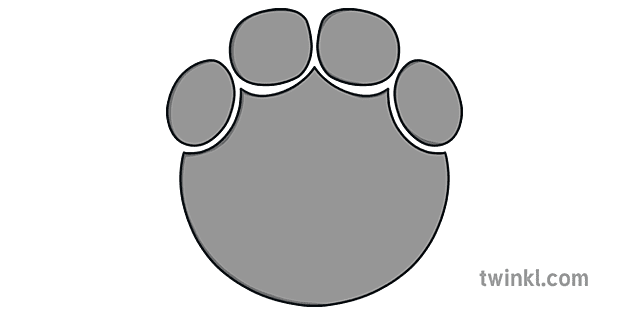 Elephant Footprint Illustration - Twinkl