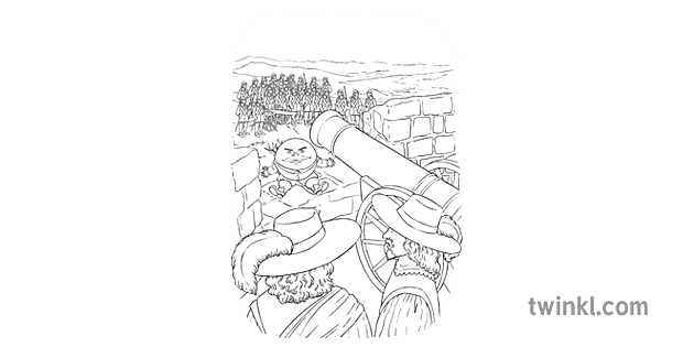 evil humpty dumpty civil war cannon roundhead cavalier villainous verses
