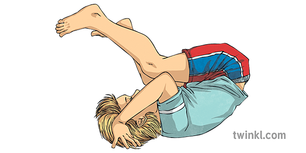 Forward Roll 2 Illustration - Twinkl