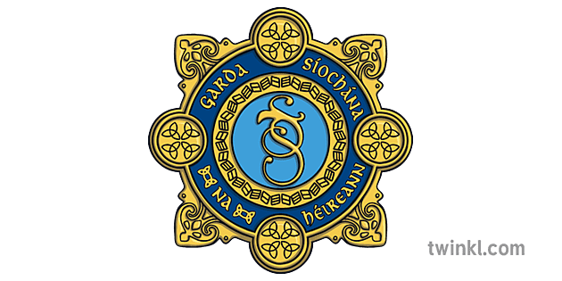 garda crest Illustration - Twinkl