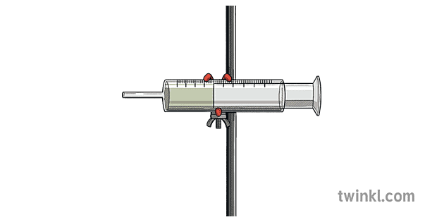 Gas Syringe Science Diagram Beyond Illustration - Twinkl