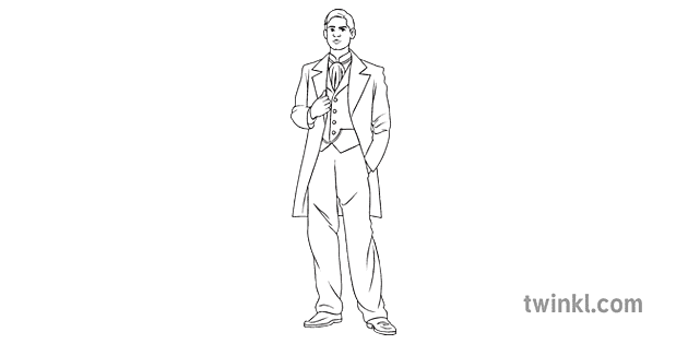 gerald croft blanco y negro Illustration - Twinkl