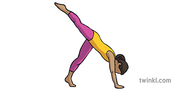 Girl 3 Point Balance Sports Gymnastics Balance PlanIt PE KS2