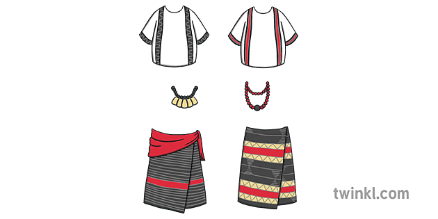 Girl Ifugao Clothes Illustration - Twinkl