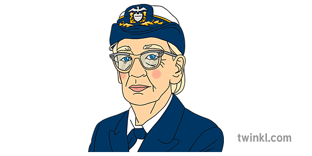 Grace Hopper Ver 2 Illustration - Twinkl