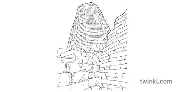 grande zimbabwe primo piano rovine africa civiltà sud africa mps ks2 b ...