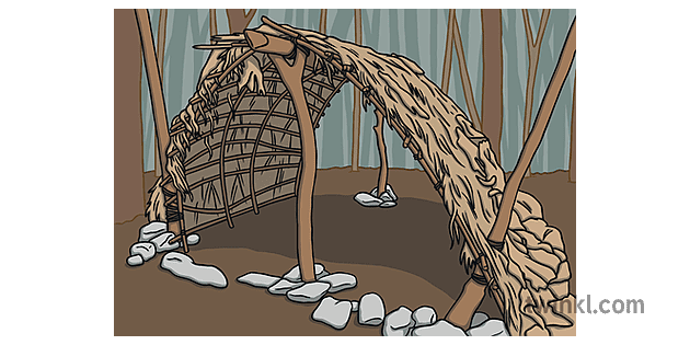 gunyah humpy wurley aboriginal Australia makao ks1 Illustration - Twinkl