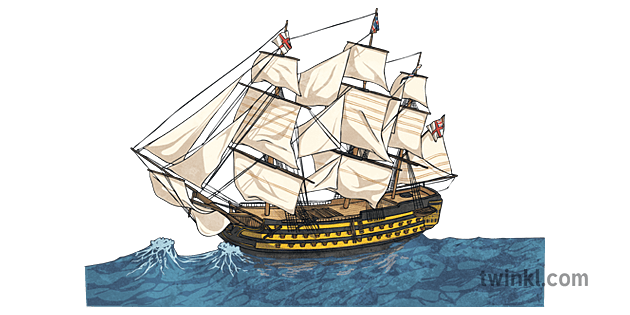 HMS Victory Ilustración - Twinkl