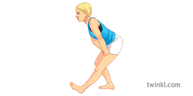 hamstring stretch warm up exercise football pe secondary