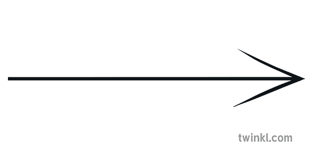 วาดด้วยมือลูกศรตรงทั่วไปรอง Ilustración - Twinkl