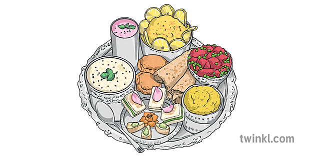 Hindu Food Offering Illustration - Twinkl