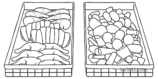 як зрабіць хангі крок 05 чорна белы Illustration - Twinkl