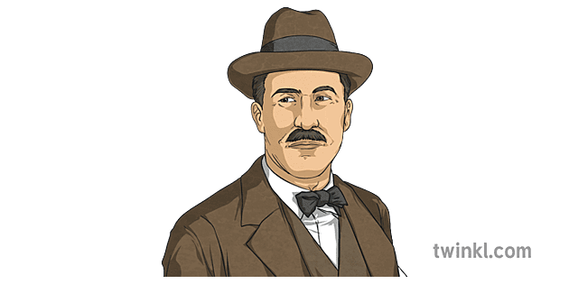 howard Carter pòtrè ansyen peyi Lejip usa ks2 Illustration - Twinkl