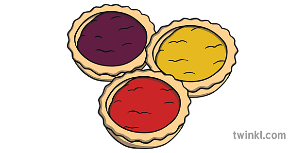 Jam Tarts Illustration - Twinkl