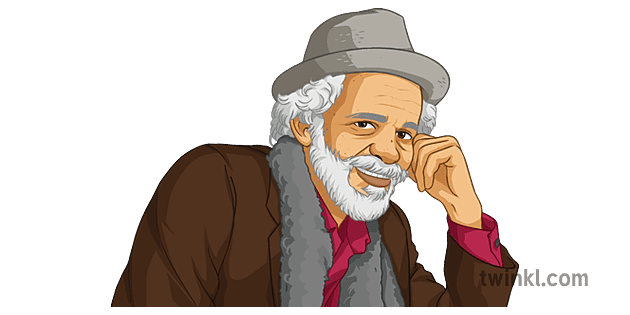 John Agard Portrait Poetry English Secondary Illustration - Twinkl