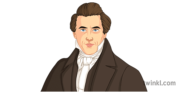 joseph smith potret sejarah america mormon secondary Illustration - Twinkl