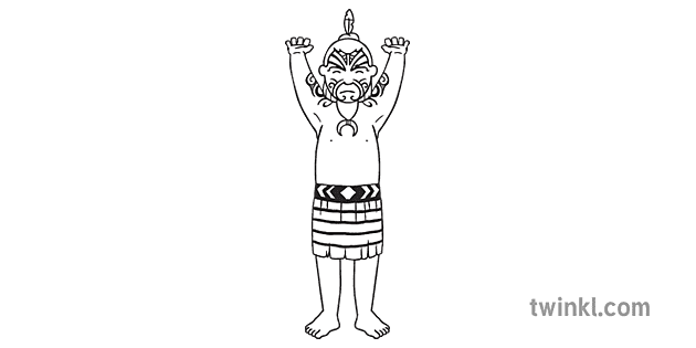 ks1 rongomatane maori god peace 2 new zealand creation myth black and white