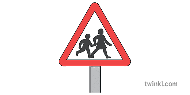 ks1 south african road signs display posters angle caution children ahead