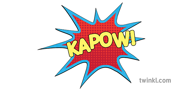 kapow image words comic pop artist expressive arts scotland ks2 ...