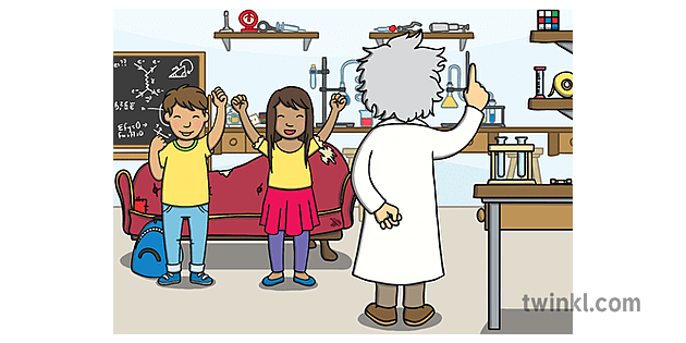 kit and sam excited when einstein help twinkl phonics level 5 week 7 ...