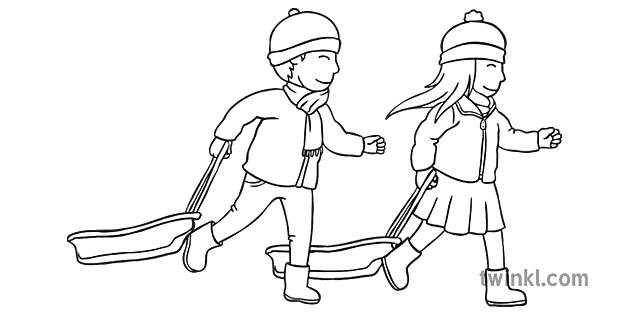 kit ve sam birlikte kızaklarını fonik eyfs siyah beyaz rgb çekerek