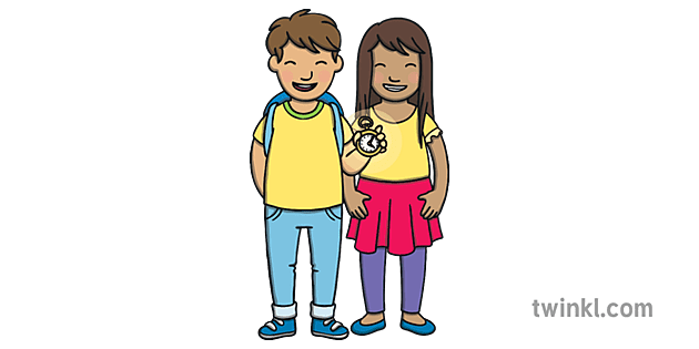 kit and sam with magic watch twinkl phonics level 5 week 7 lesson 3 ...